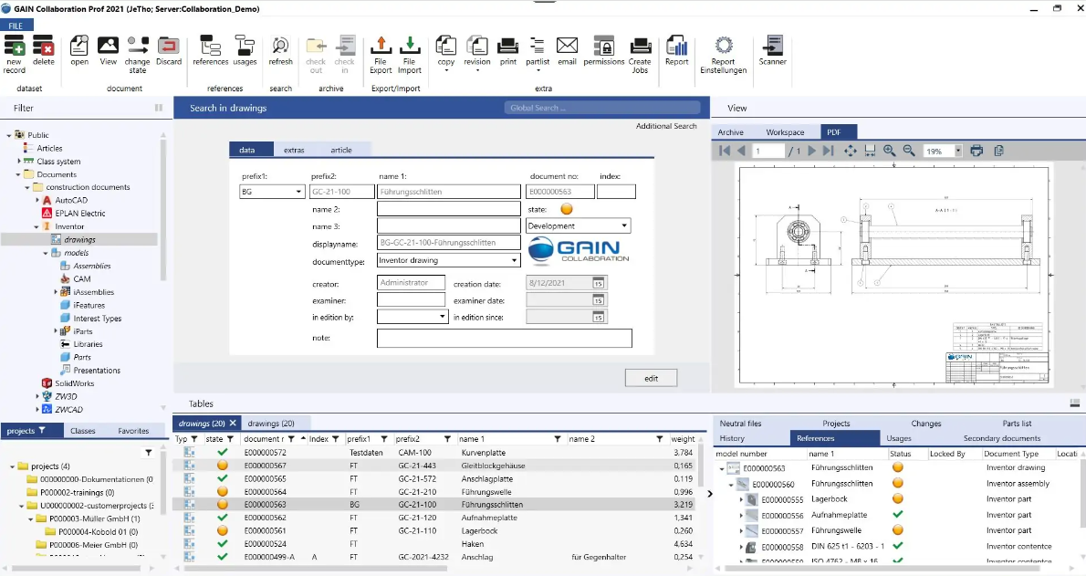 Integra PDM en ZWCAD / ZW3D - ZWCAD - ZWSpain